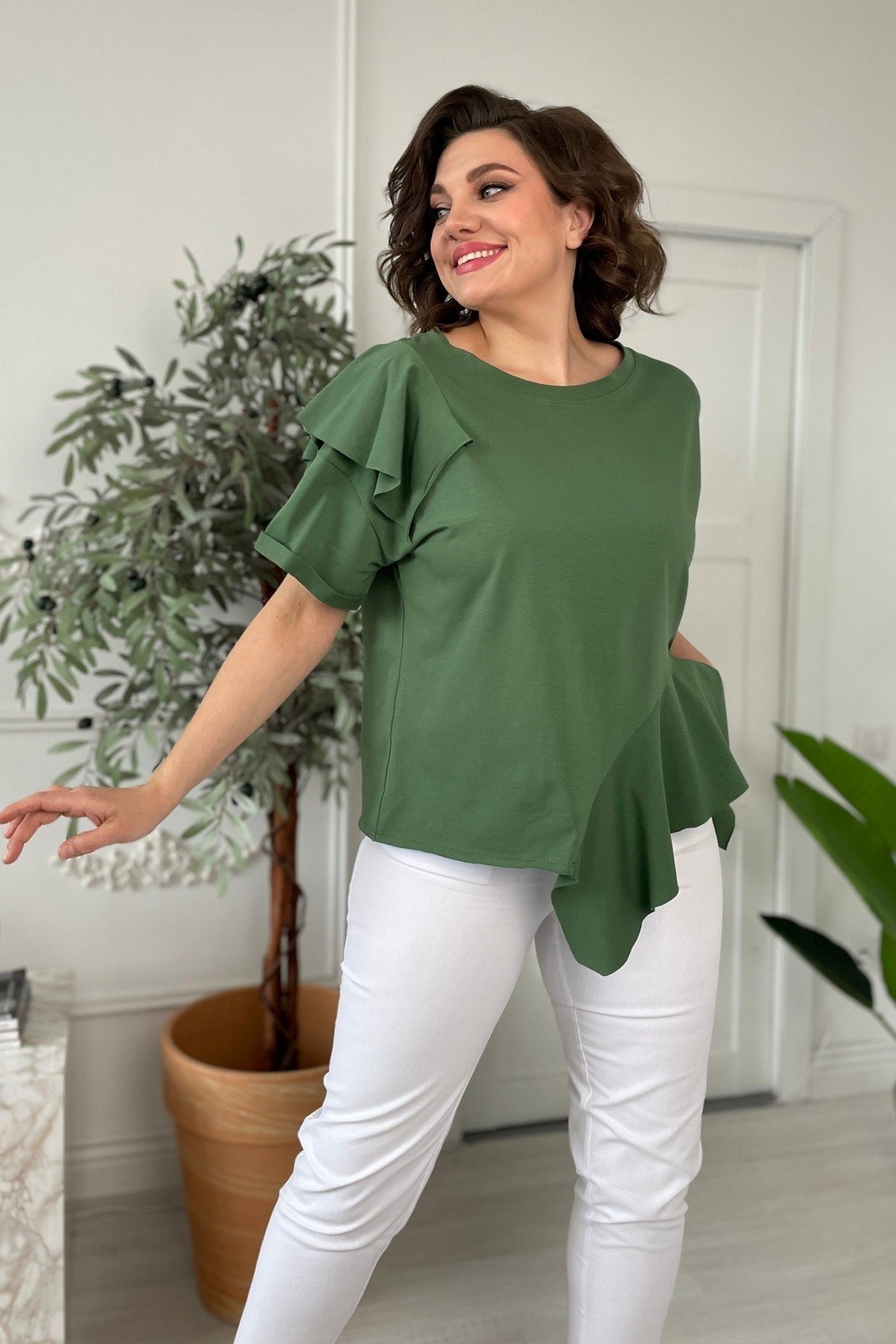 Джемпер 2122 зеленый Rumoda купить в интернет магазине | в наличии